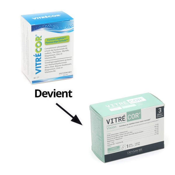 Vitrecor gélules pour les yeux - Trouble de la vision - DMLA