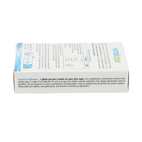 Vitrecor gélules pour les yeux - Trouble de la vision - DMLA