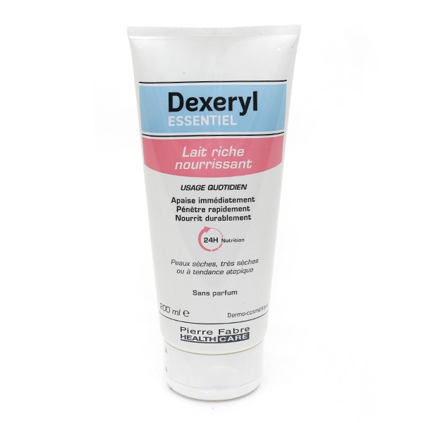 Dexeryl Essentiel Lait riche nourrissant - Peaux sèches à deshydratées