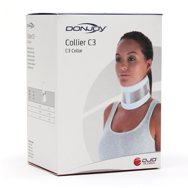 Collier Cervical rigide C3 Donjoy – Traumatisme du cou - Torticolis