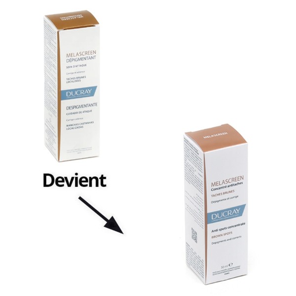 Ducray Melascreen concentré anti taches brunes visage et cou