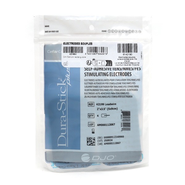 Electrodes Chattanooga Dura Stick Plus pour électrostimulation DJO