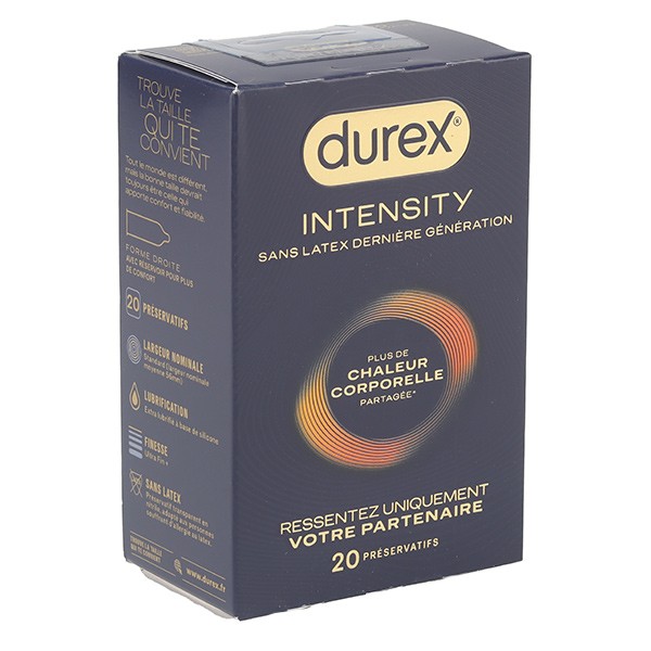Durex Intensity préservatifs sans latex - Plus de sensations