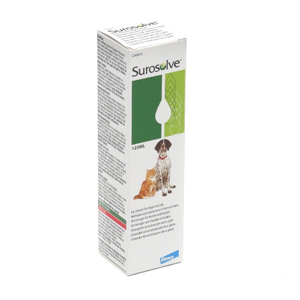 Surosolve nettoyant auriculaire Chien et Chat - Cerumen - Otite