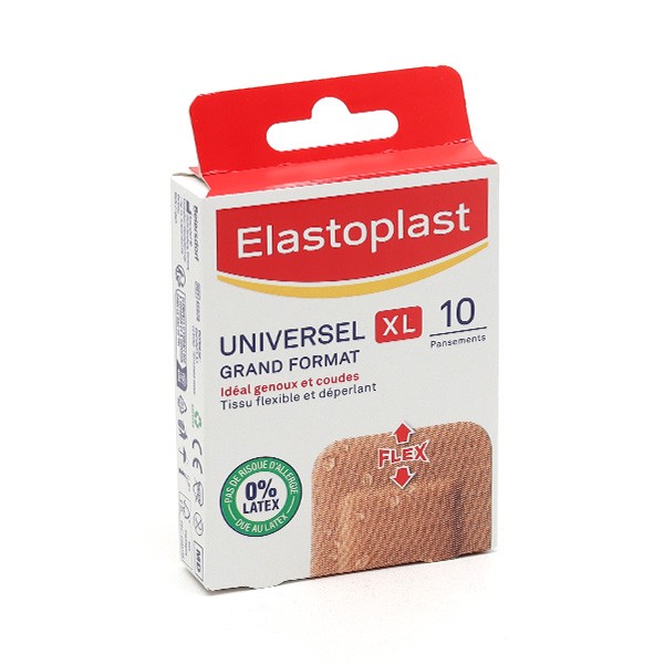 Elastoplast Pansements Universel XL Grand format - Plaie genou et coude
