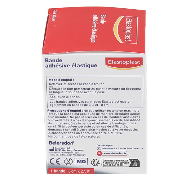 Elastoplast bande adhésive élastique - Strapping & fixation d'attelles