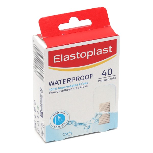 Elastoplast Waterproof pansements adhésifs - Etanche pour la douche