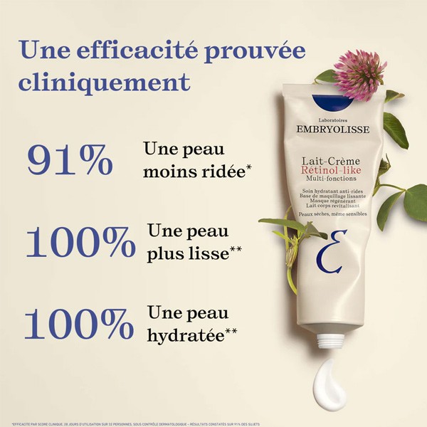 Embryolisse Lait Crème Rétinol Like MultiFonctions - Visage et Corps