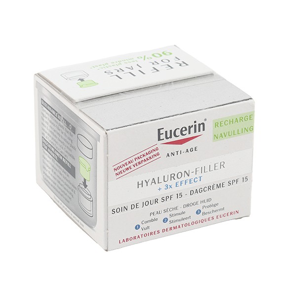 Eucerin Hyaluron Filler + 3x effect soin de jour SPF 15 - Peau sèche