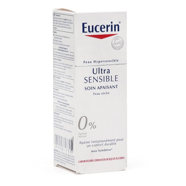 Eucerin Ultra-sensible soin apaisant peau sèche - Allergie cutanée