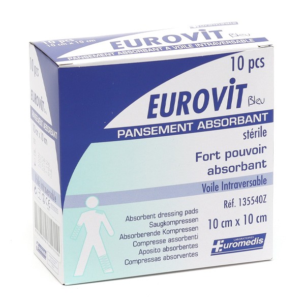 Pansements américains absorbants stériles Euromedis Eurovit
