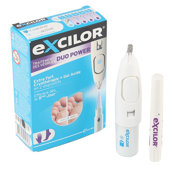 Excilor Traitement des verrues Duo Power Extra fort - Cryothérapie