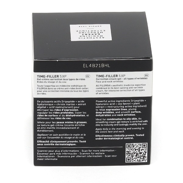 Filorga Time-Filler 5 XP Gel-crème visage anti ride - Peau grasse