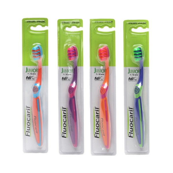 Fluocaril Junior Brosse à dents extra-souple - Enfants de 7 à 12 ans