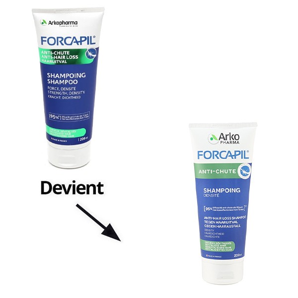 Arkopharma Forcapil Shampooing antichute de cheveux - Force, densité