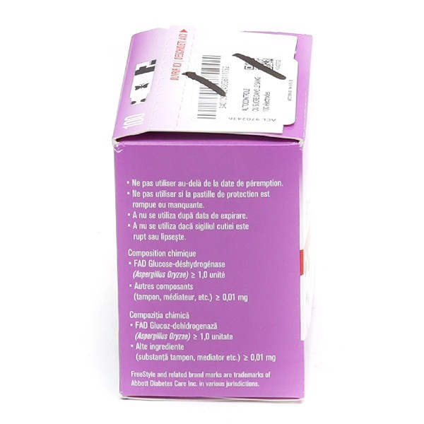 Freestyle Papillon Easy électrode de dosage de glycémie - Diabète