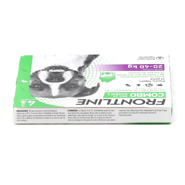 Frontline COMBO pipettes pour chien - Anti puce, tique, poux