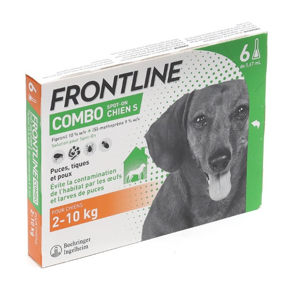Frontline COMBO pipettes pour chien - Anti puce, tique, poux