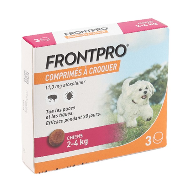 Frontpro chien comprimé anti puces - Antiparasitaire externe