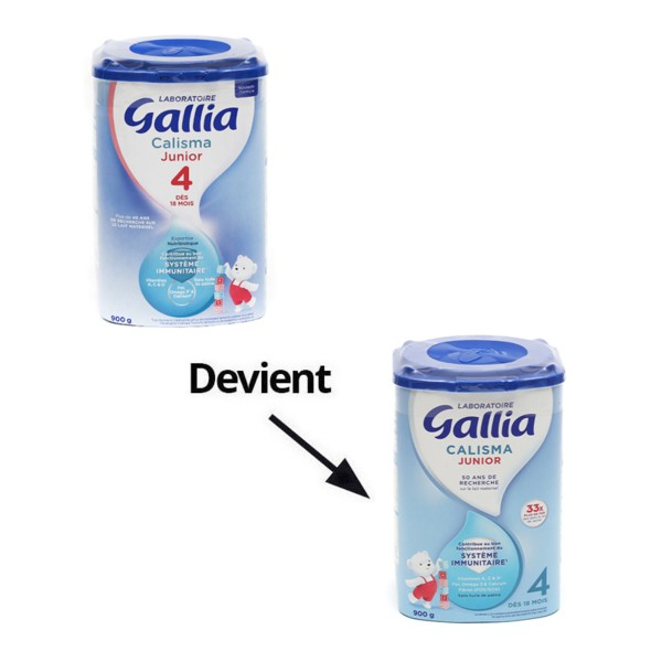 Gallia Calisma 4 Junior Lait de croissance - De 18 mois à 3 ans