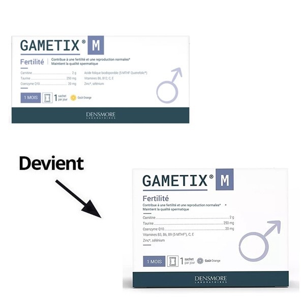Gametix M sachets - Complément alimentaire fertilité masculine