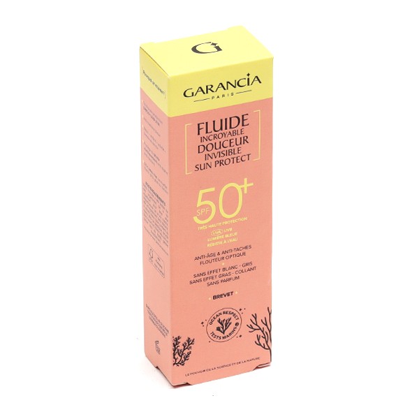 Garancia Fluide incroyable douceur invisible solaire spf 50 + - Taches