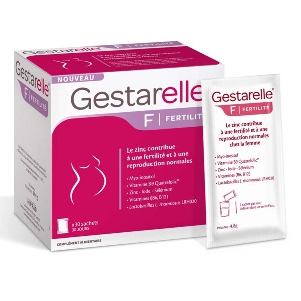 Gestarelle F Fertilité sachets - Vitamine B9 - Désir de grossesse