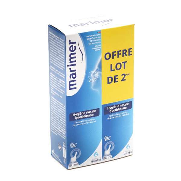 Spray nasal Marimer Isotonique hygiène nasale - Lavage de nez