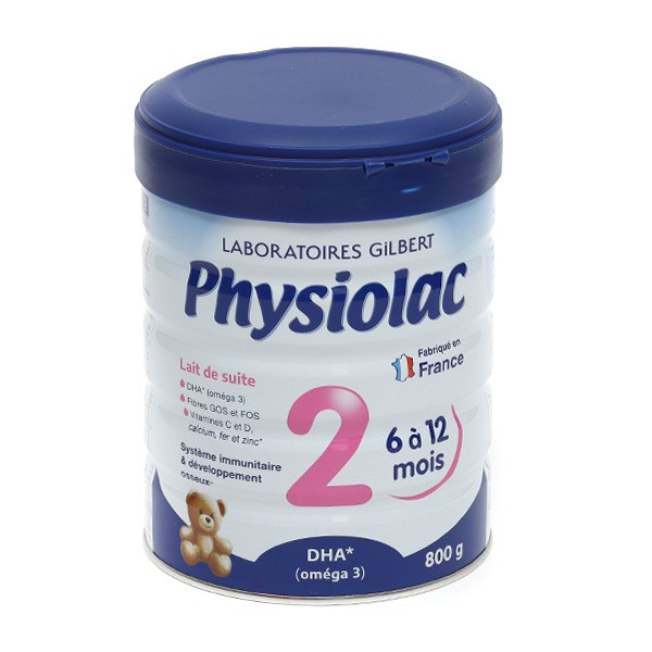 Physiolac Lait infantile 2ème âge - Bébé à partir de 6 mois