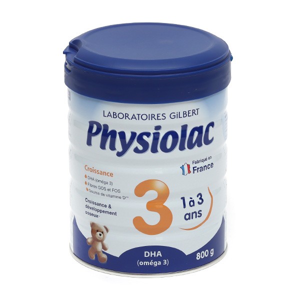 Physiolac Croissance Lait infantile en poudre - De 1 à 3 ans