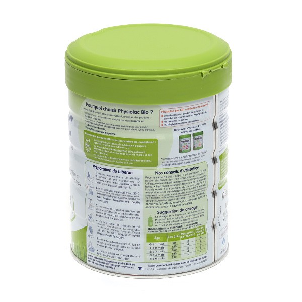 Physiolac Bio AR lait 1er âge - Anti régurgitations - Bébé