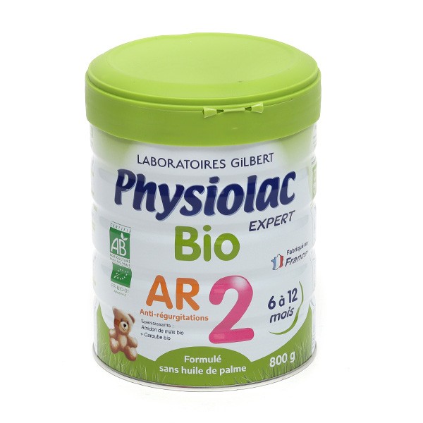 Physiolac Bio AR2 Lait infantile 2eme âge - Anti régurgitations