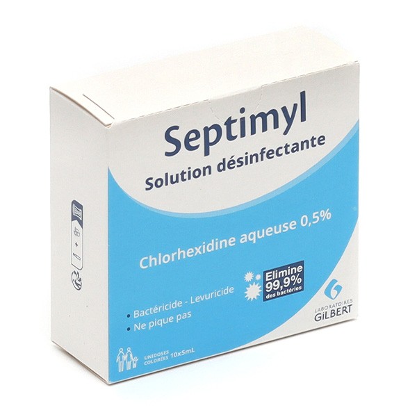 Septimyl solution désinfectante unidoses colorées - Antiseptique