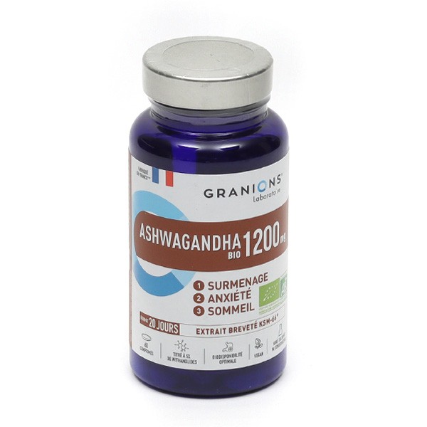 Granions comprimés Ashwagandha 1200 mg bio - Stress