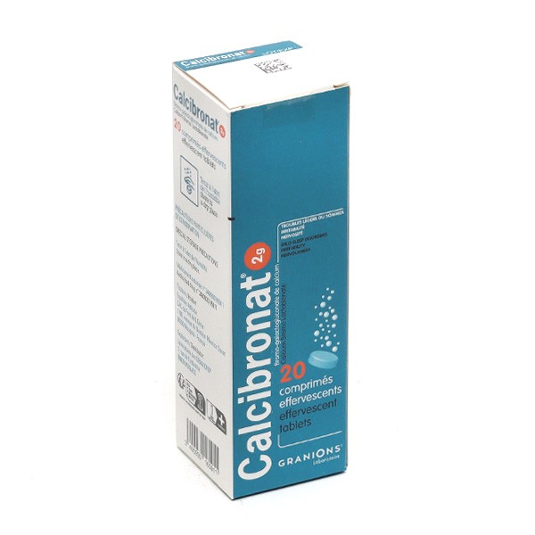 Calcibronat 2 g effervescent - Médicament stress, spasmophilie, sommeil