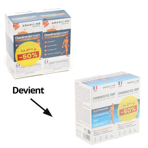 Chondrostéo+ Fort Articulations comprimés contre les douleurs