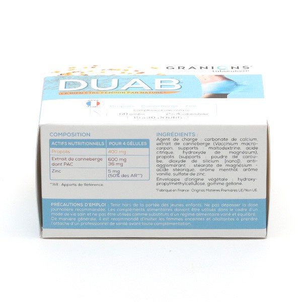 Duab gélules de Granions - Propolis, Cranberry et Zinc