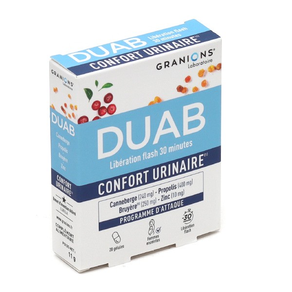 Duab Confort urinaire gélules Granions - Propolis, canneberge et Zinc