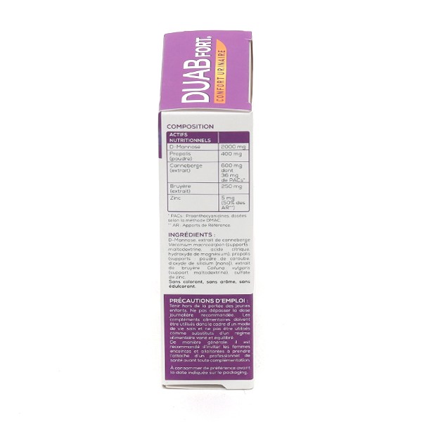 Granions Duab Fort sachets - Confort urinaire - Propolis, bruyère, mannose