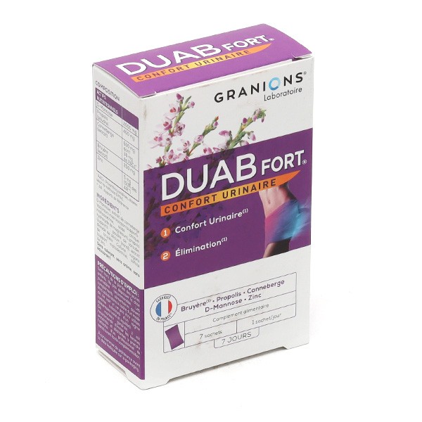 Granions Duab Fort sachets - Confort urinaire - Propolis, bruyère, mannose