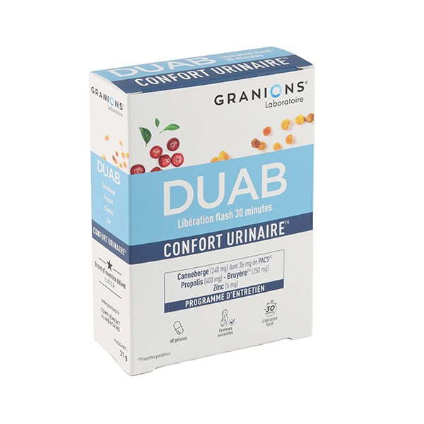Duab Confort urinaire gélules Granions - Propolis, canneberge et Zinc