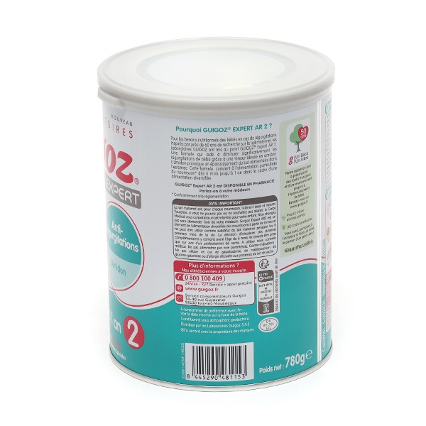 Guigoz Expert AR 2 Lait infantile anti régurgitation - Dès 6 mois