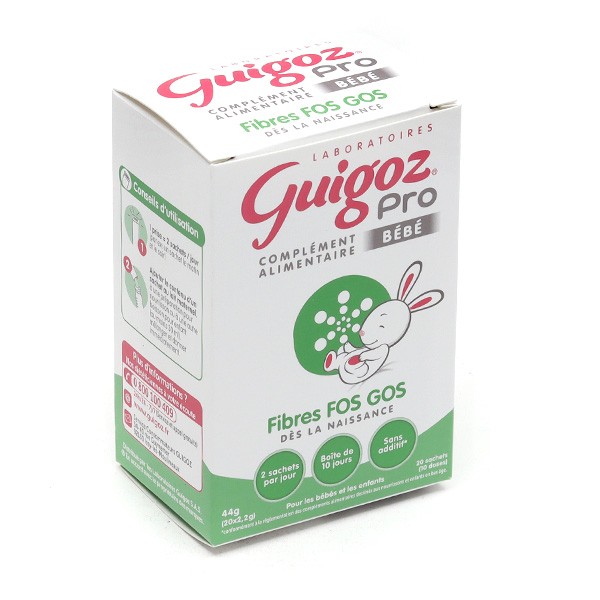 Guigoz Pro Bébé Fibres FOS GOS sachets - Dès la naissance - Prébiotiques