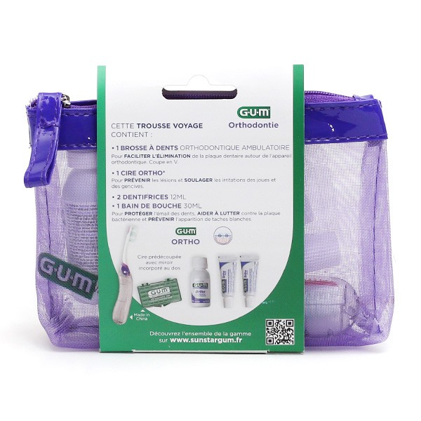 Gum kit voyage orthodontie - Hygiène bucco-dentaire - Gencives