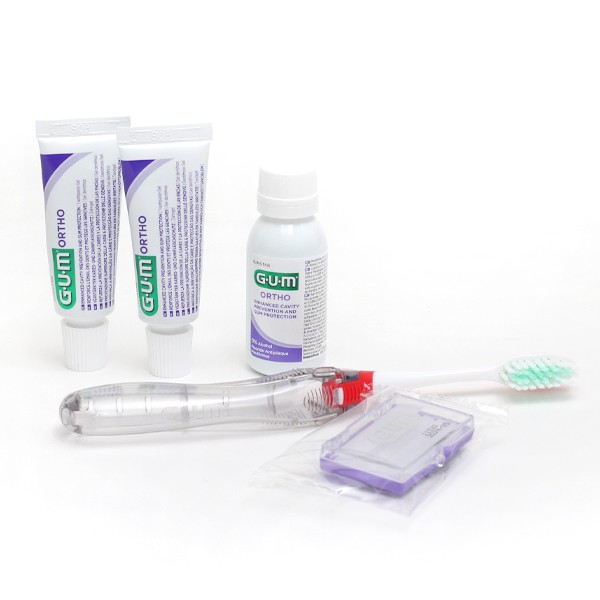 Gum kit voyage orthodontie - Hygiène bucco-dentaire - Gencives