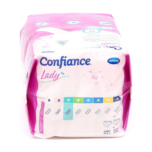 Protection anatomique Confiance Lady Absorption 2G - Incontinence urinaire
