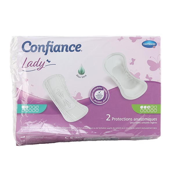 Protection anatomique Confiance Lady Absorption 2G - Incontinence urinaire