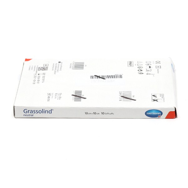 Hartmann Compresses Grassolind Neutral - Plaies et Brûlures - Tulle gras