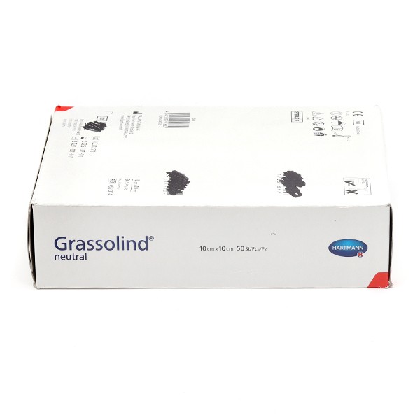 Hartmann Compresses Grassolind Neutral - Plaies et Brûlures - Tulle gras