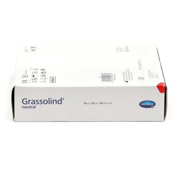 Hartmann Compresses Grassolind Neutral - Plaies et Brûlures - Tulle gras